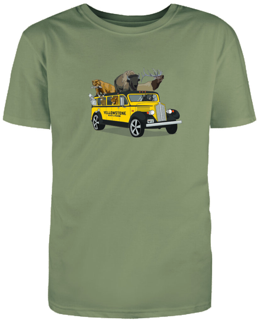 Yellowstone National Park OG Bus | Lake Monster Art + Apparel | Montana